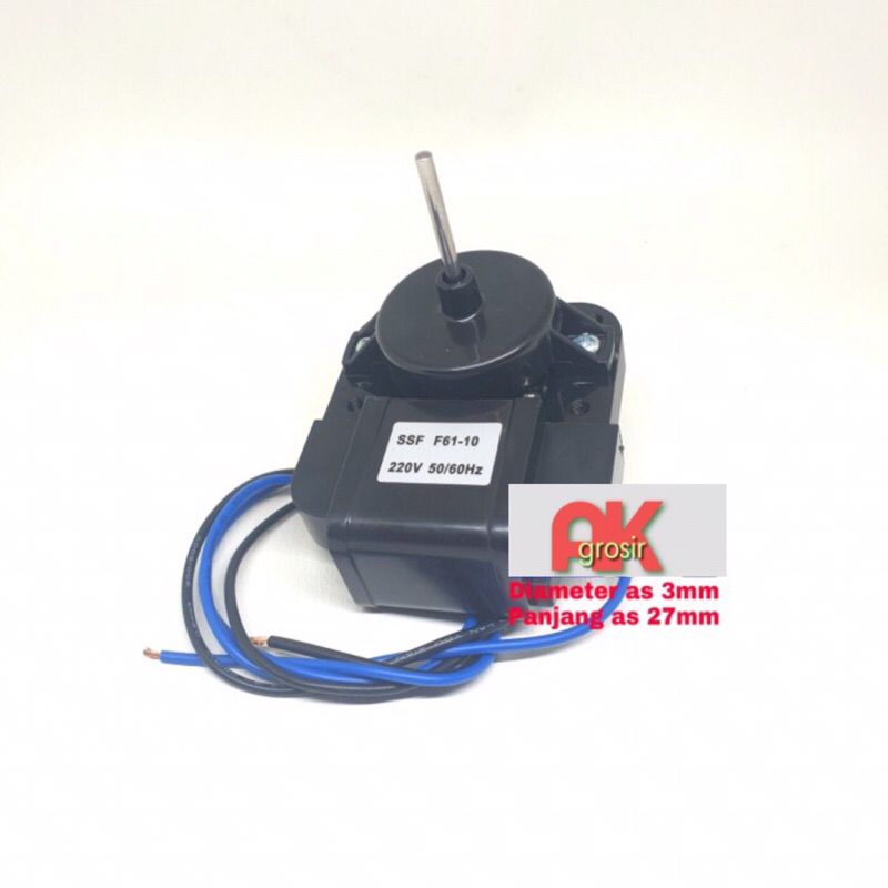 Jual Fan Motor kulkas F61-10 Model Polytron/ Dinamo Fan Blower | Shopee ...