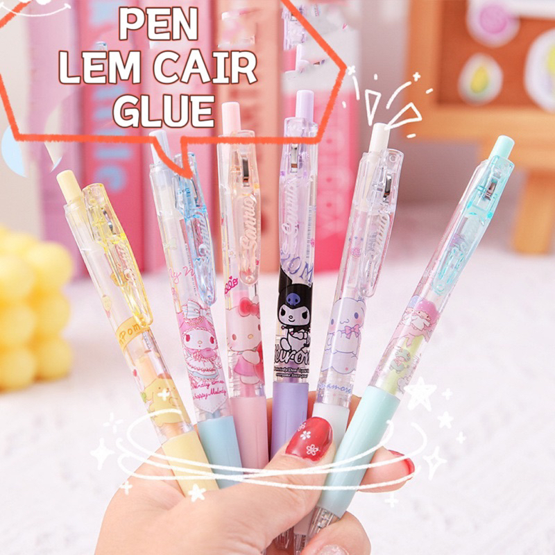 Jual DELUNASHOP PULPEN LEM PEN CAIR GLUE PEN LEM CAIR DOT KECIL DIY ...