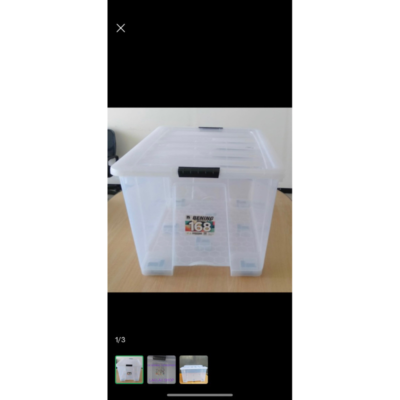 Jual CONTAINER BOX EZY BENING/PURE/TRASNPARAN 10-15-18-25-35-45-52-75 ...