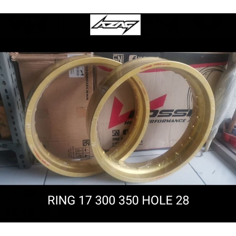 Jual VELG TDR ROSSI PRO RING 17/300/350 HOLE 28 SUPERMOTO | Shopee ...