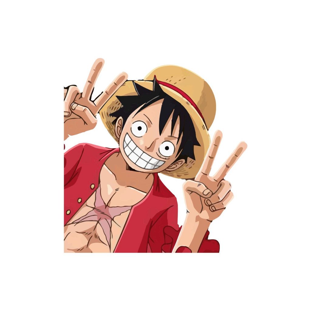 Jual STIKER ONE PIECE DUA JARI peace | Shopee Indonesia