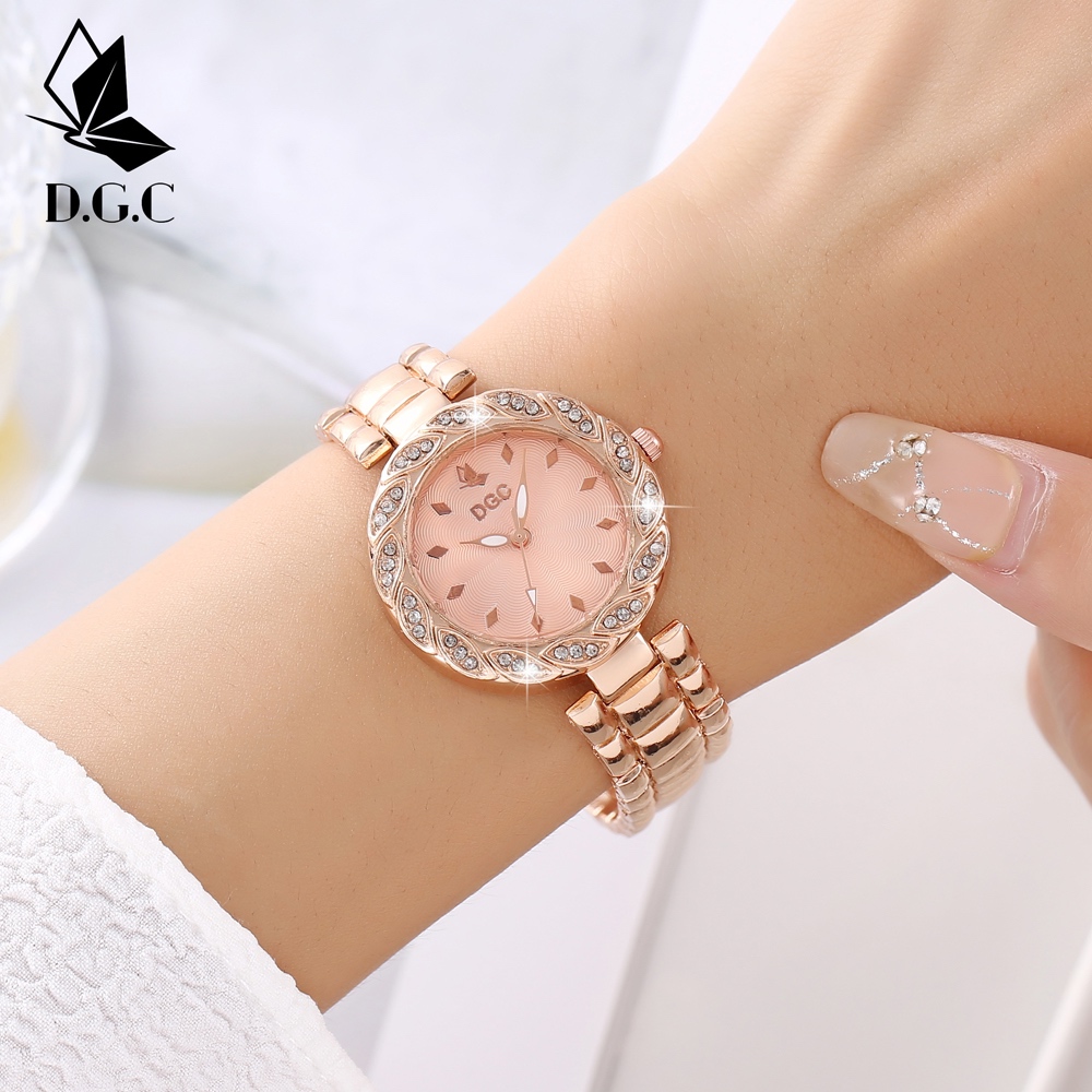 Jual Jam Tangan Wanita COD Berlian Hitam Analog Fashion Jam Kuarsa Jam ...