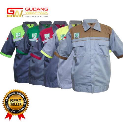Jual Seragam Proyek/Baju Kerja Lapangan ATASAN Kemeja LENGAN PENDEK ...