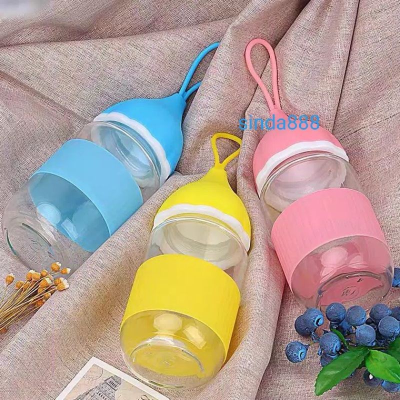 Jual BOTOL MINUM KACA BOTOL MINUM LUCU UNIK SIRUUBY 280ML | Shopee ...