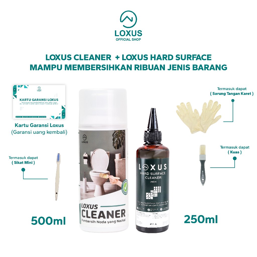 Jual Loxus Cleaner Pembersih Kerak Toilet Kamar Mandi Stainless Shower ...