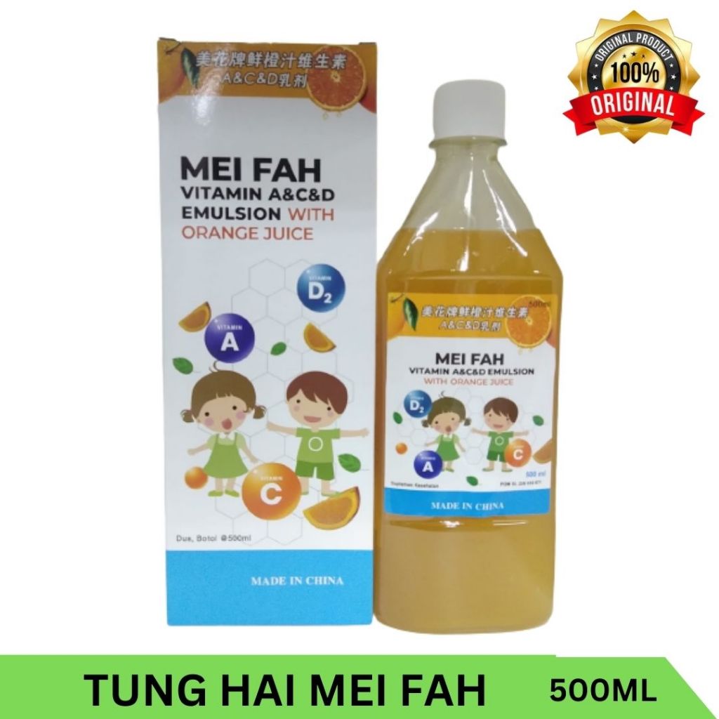 Jual Tung hai Mei Fah Tri Vitamins Emulsion Tunghai Tung Hai Vitamin A ...