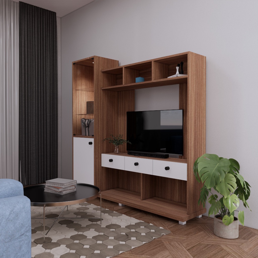 Jual SUPER Rak TV / Home Display Unit / Wall Unit / Meja Audio Video WU ...