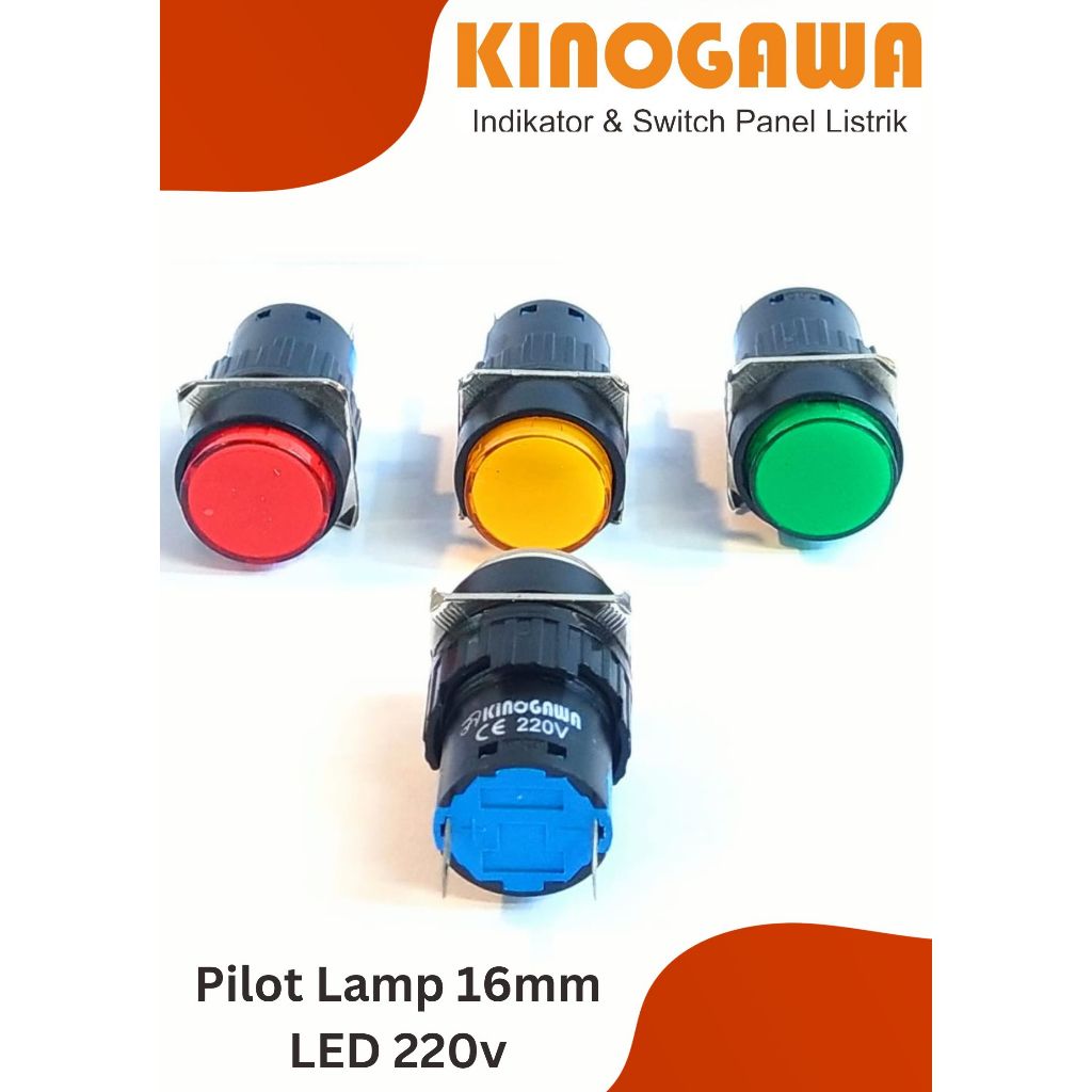 Jual Pilot Lamp LED 16mm Bulat 220V - Lampu Panel 16mm LED bulb ...