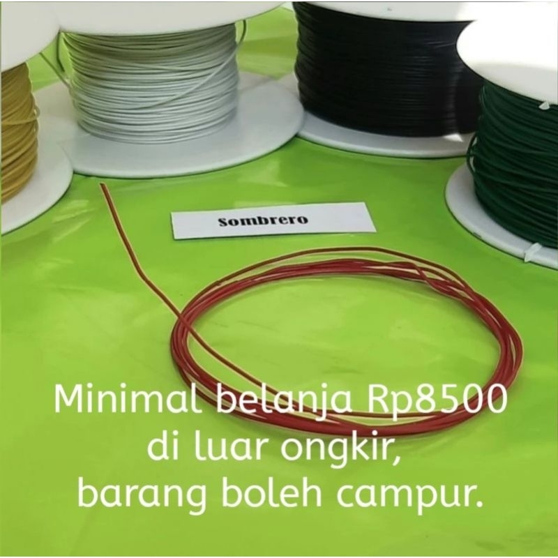 Jual Kabel kecil tunggal solid kawat jumper wire AWG30 per meter ...