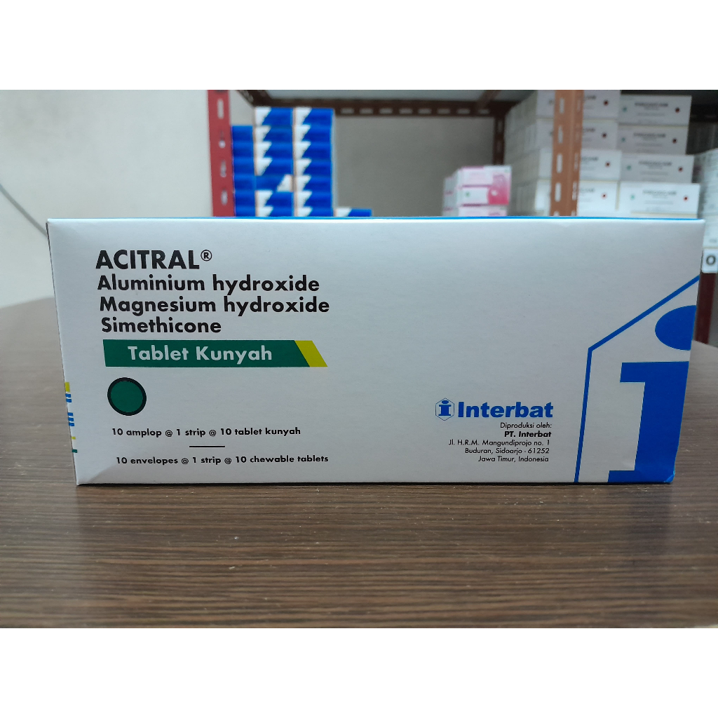 Jual ACITRAL TABLET CHEWABLE/BOX (ISI 100 TABLET) | Shopee Indonesia
