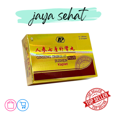 Jual Ginseng Tribulus Bushen Plus Kaplet (3 blister @12 kaplet ...