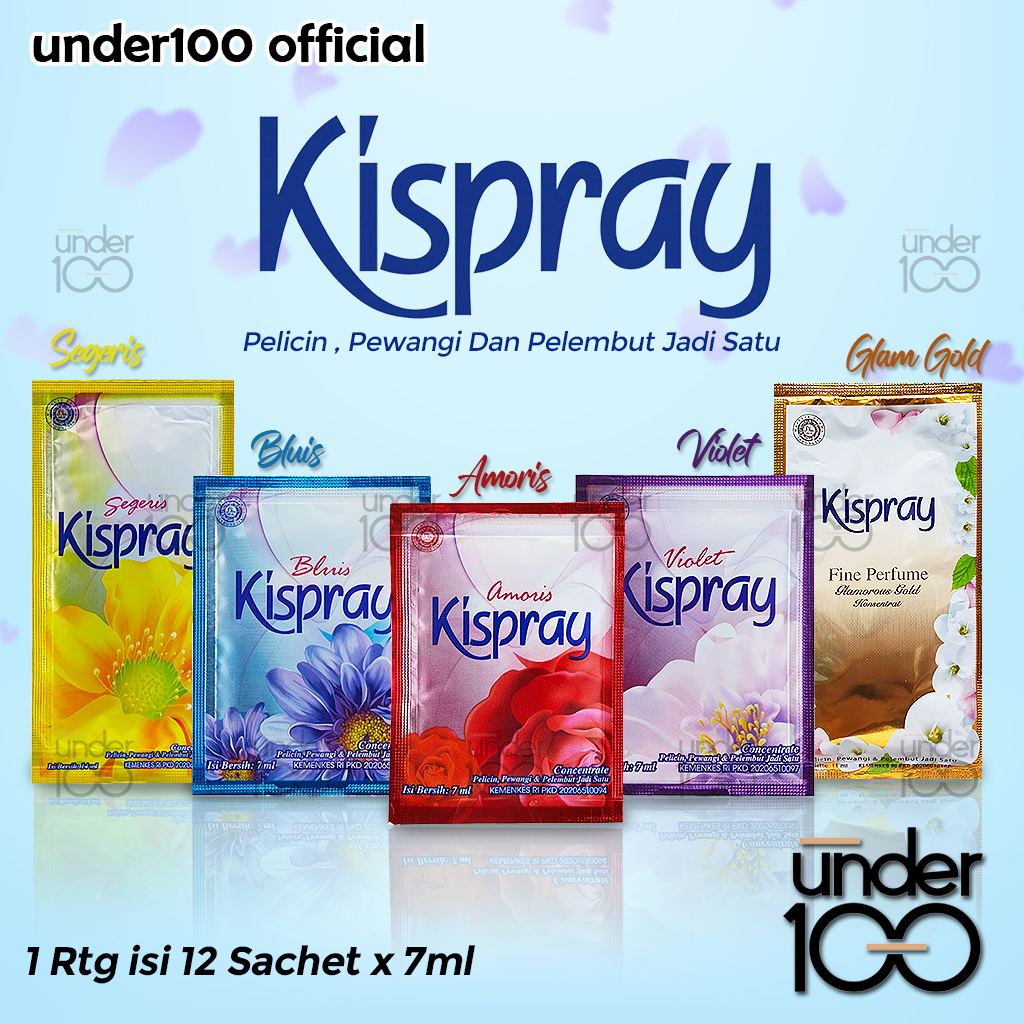 Jual Under100 Kispray Sachet Amoris | Segeris | Bluis | Violet ...