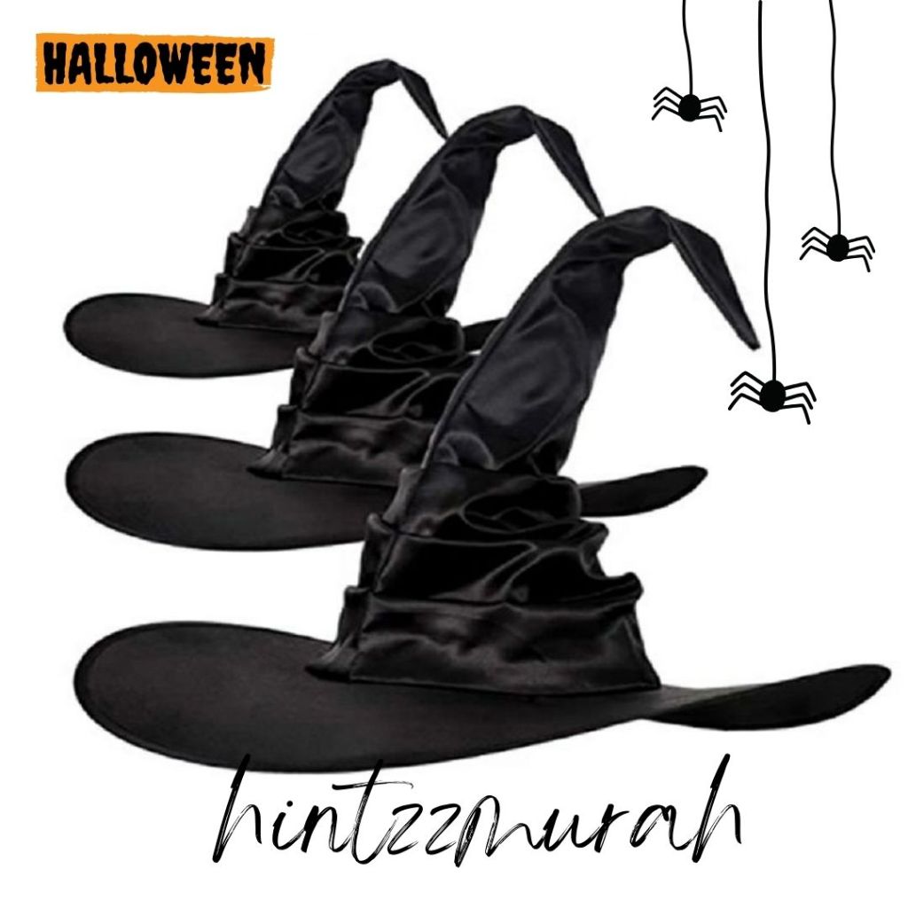 Jual Topi Halloween Party Magic Hat Harry Potter Penyihir Nenek Sihir ...