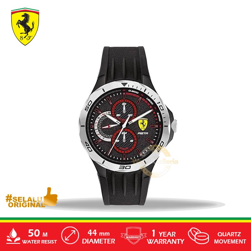 Jual Jam Tangan Pria Scuderia Ferrari 0830722 Original Murah | Shopee ...