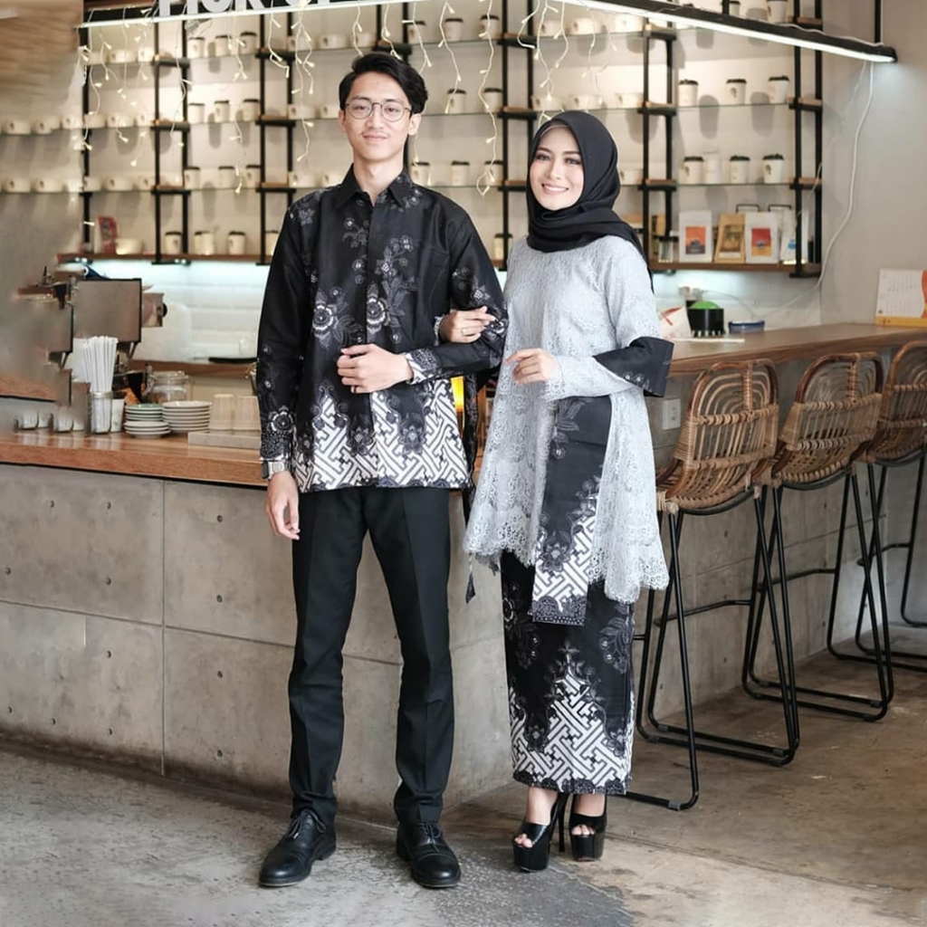 Jual Batik Couple Termurah - Kebaya Couple Pager Tunangan Nikahan ...