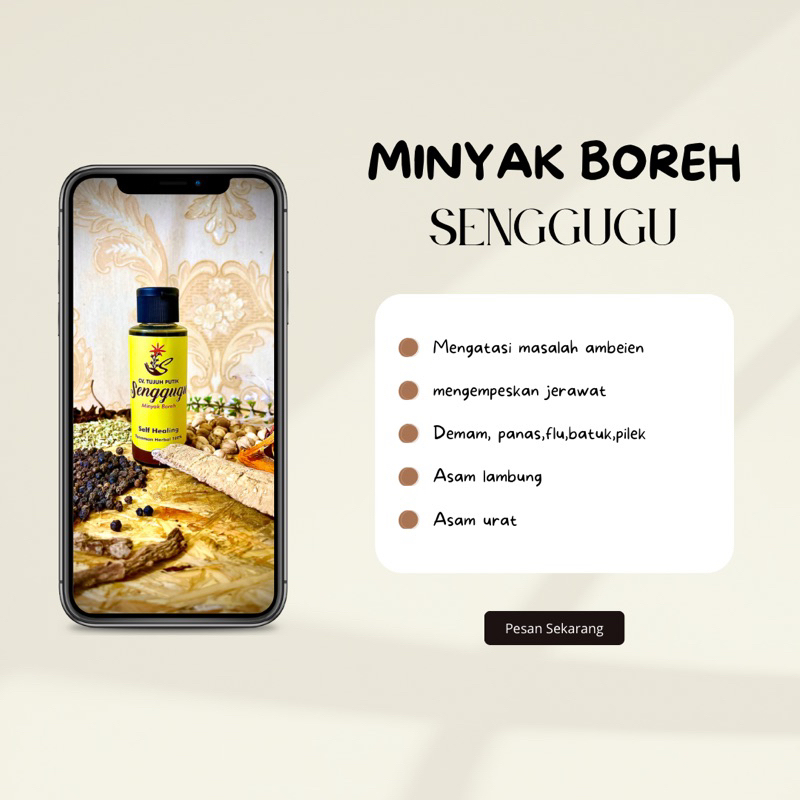 Jual Minyak Boreh Senggugu 100 Mili | Shopee Indonesia