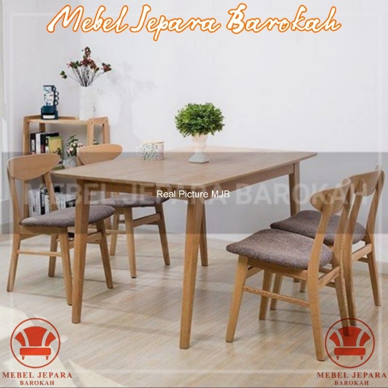 Jual Set Meja dan Kursi Makan Vintage Kayu Jati Set Meja Kursi Kafe Klasik Minimalis | Shopee ...