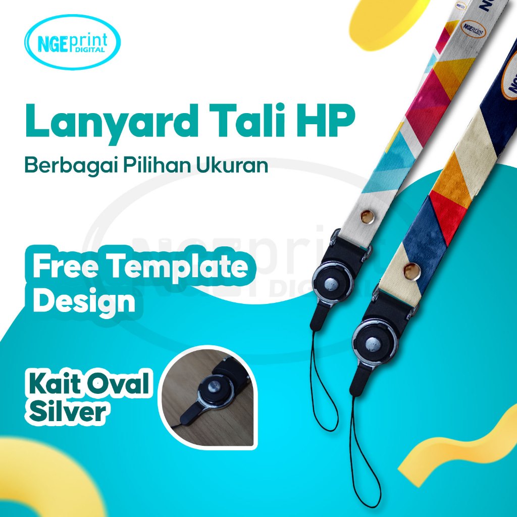 Jual [Tanpa Min.Order] Lanyard Gantungan HP Custom / Tali Lanyard ...