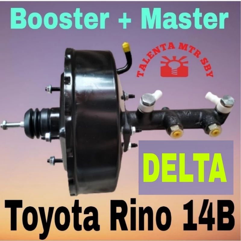 Jual SEPASANG BOOSTER + MASTER REM TOYOTA DINA RINO 14B + DELTA BOSTER ...