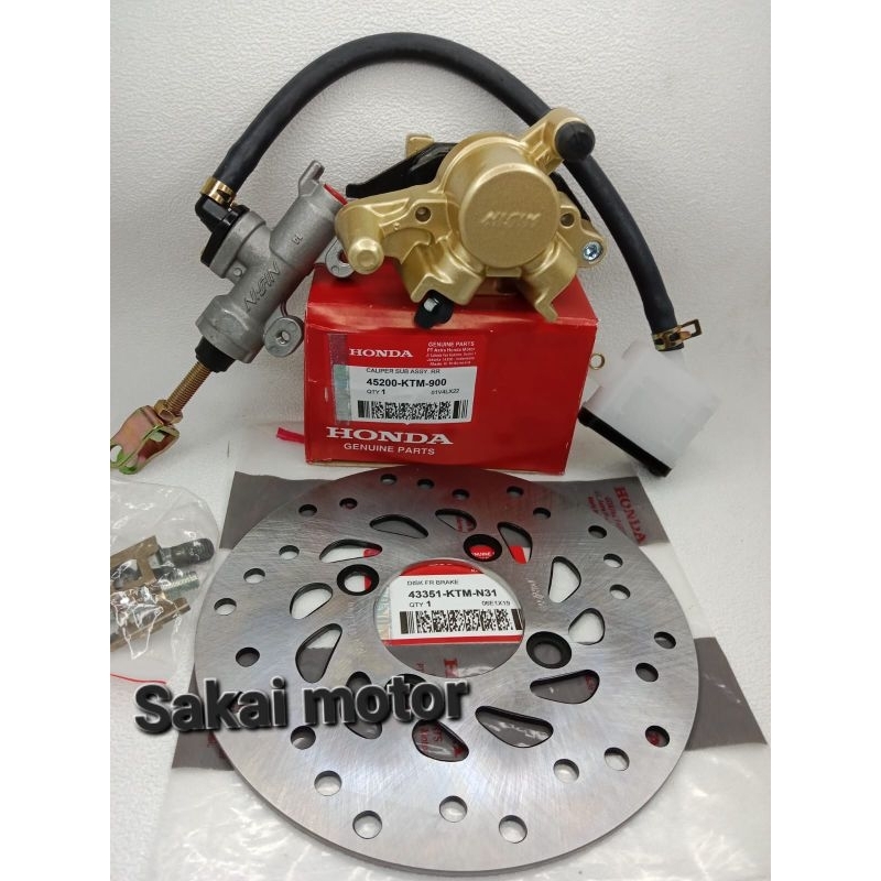 Jual PAKET KALIPER PALABABI BELAKANG PLUS PIRINGAN CAKRAM DAN TONJOKAN MASTER REM SUPRA X 125 DD ...