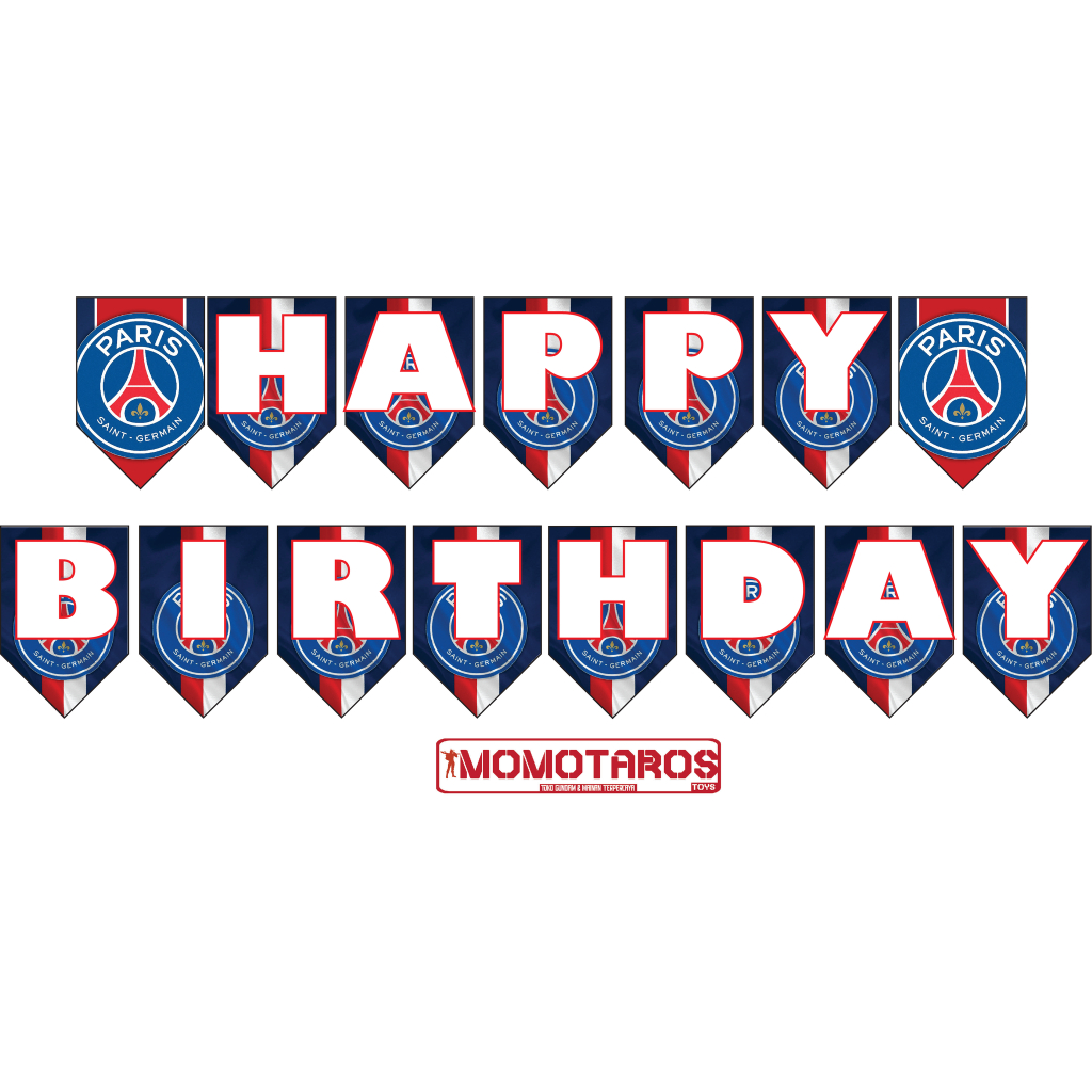 Jual Banner HBD PSG Paris soccer | Shopee Indonesia