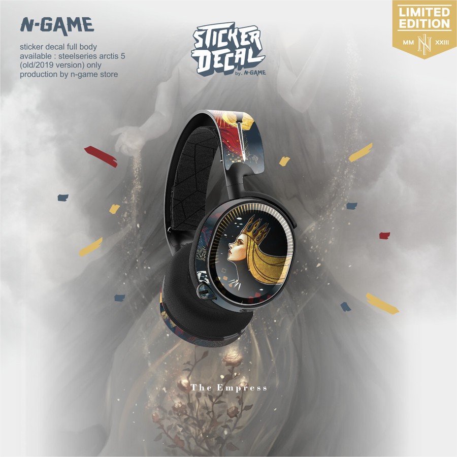 Jual Sticker Decal/Skin Protector Steelseries Arctis The Empress ...