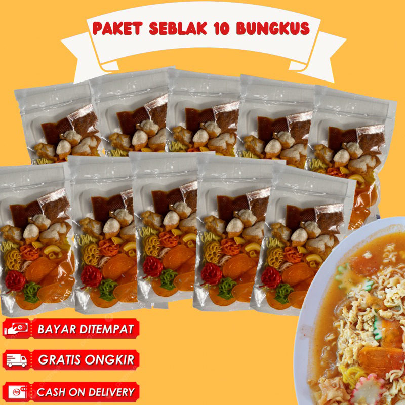Jual Seblak Instan Isi 10 Bungkus - Yoniki Seblak | Shopee Indonesia