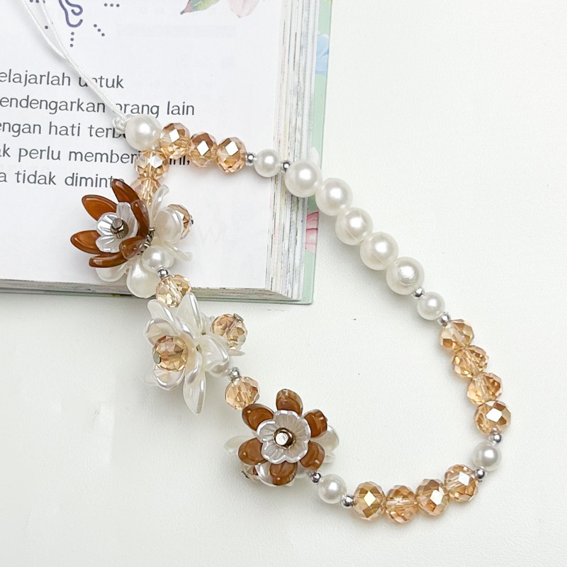 Jual PHONE STRAP BEADS KRISTAL HP TALI HP GELANG BRACELET KOREA ...