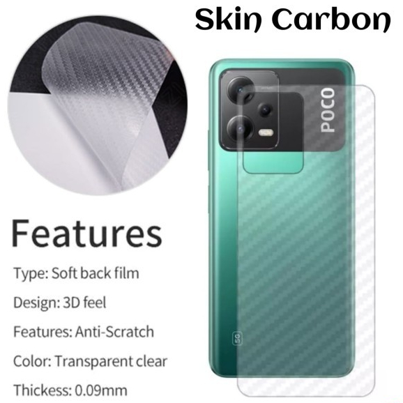 Jual Skin Carbon CLEAR XIAOMI POCO F7 PRO/ULTRA F6 F5 F4 F4GT F3 F2 Pro ...