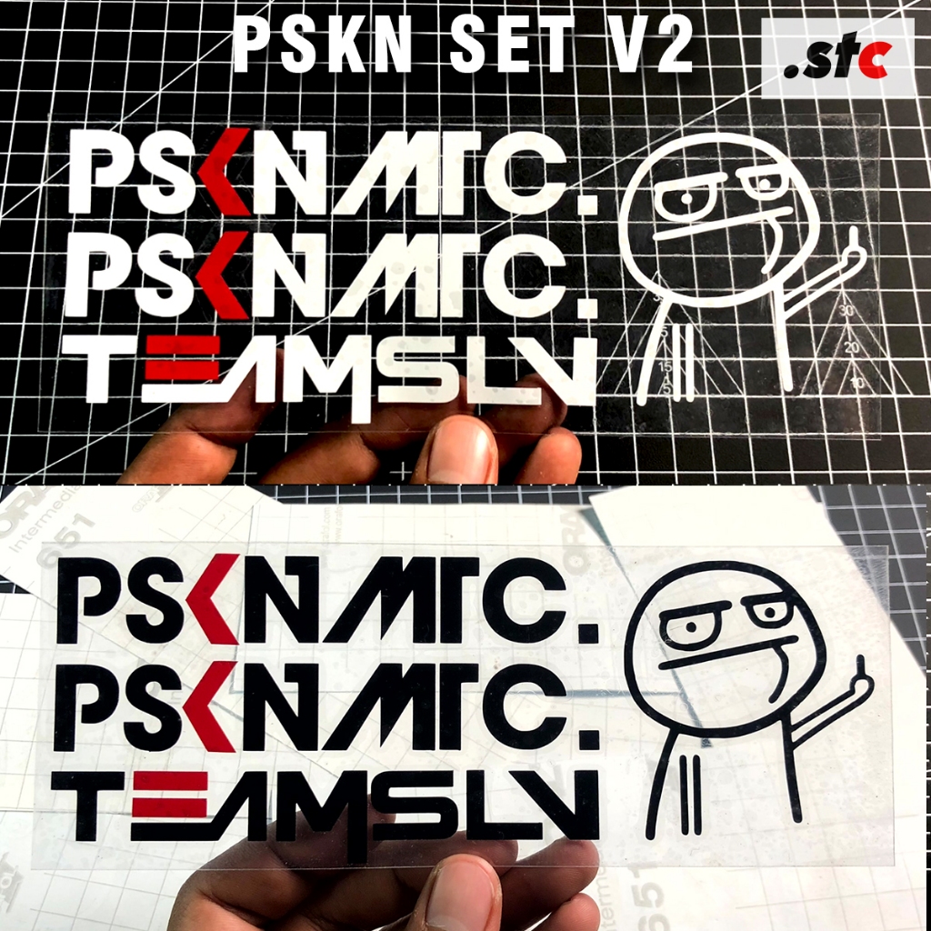 Jual (Dapat 04 Sticker) Set Pasukan Matic - Fucek - Team Slv Cutting ...