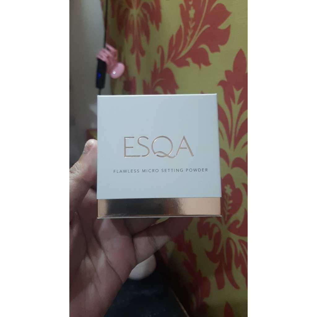 Jual ESQA Flawless Micro Setting Powder CUSTARD | Shopee Indonesia