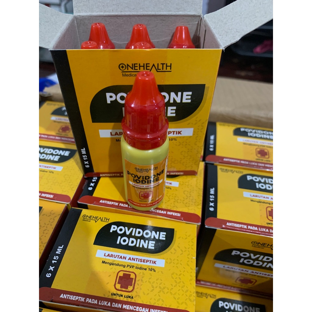 Jual Onehealth Povidone iodine 15 ml Antiseptik Obat Luka Onehealth 15 ...