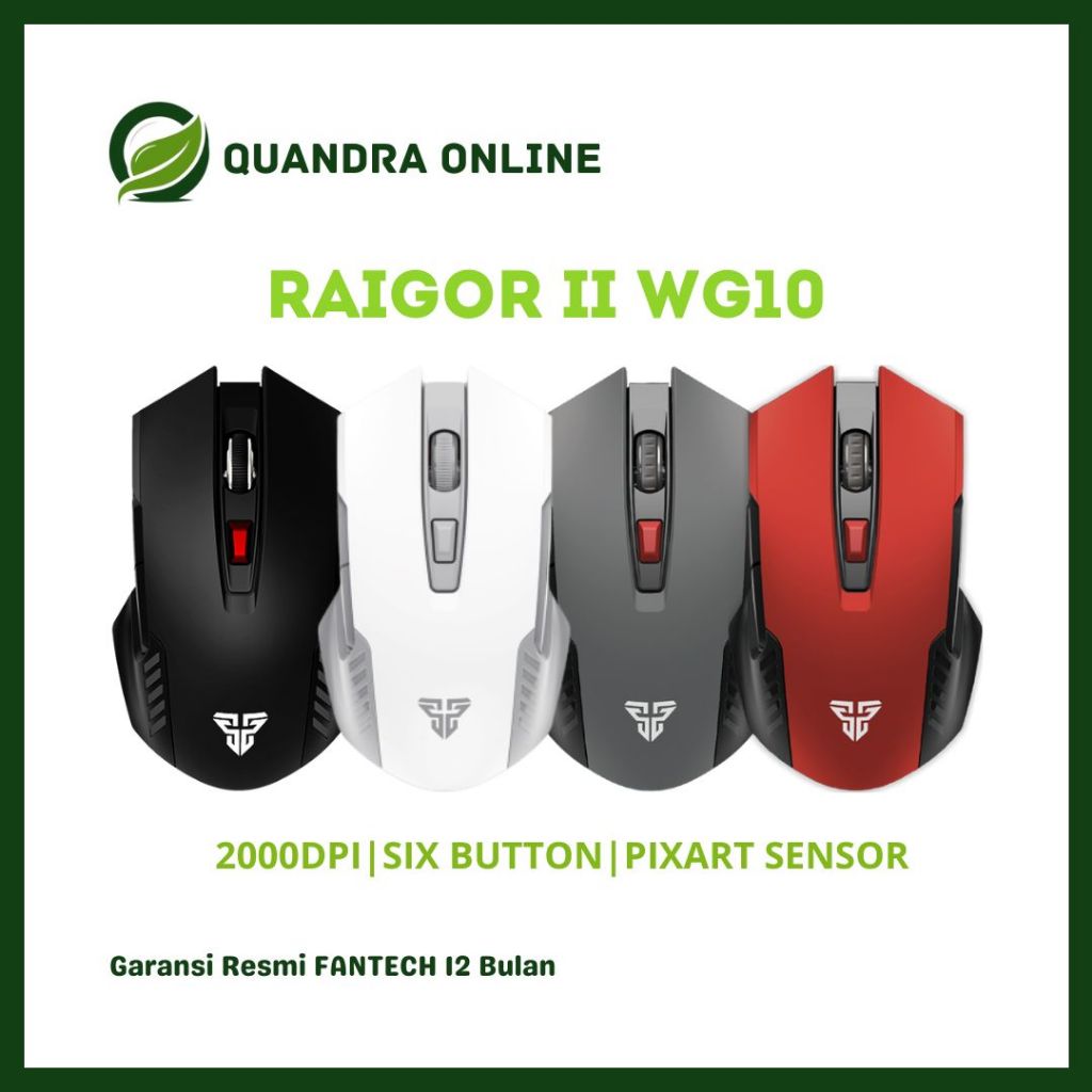 Jual Fantech RAIGOR II WG10 Wireless Mouse Gaming | Shopee Indonesia