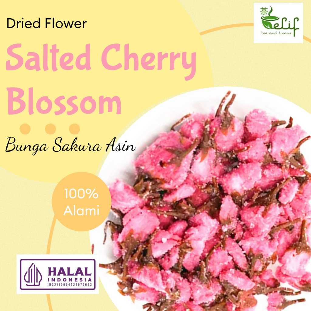 Jual ELIF TEA Bulk Size Sakura Tea : Japanese Salted Sakura Cha Pink ...