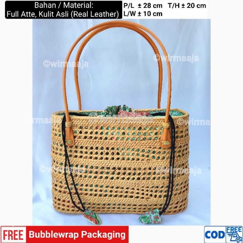 Jual Tas Rotan Full Atte Sundung Lipan Kualitas Super | Shopee Indonesia