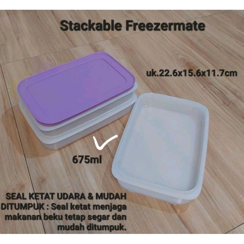 Jual ORIGINAL YO TUPPERWARE WADAH / KONTAINER KULKAS STACKABLE SET ...