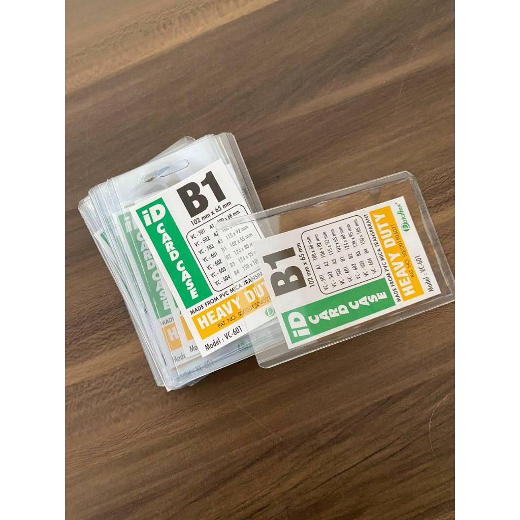 Jual NAME TAG I PLASTIK ID I MIKA ID CARD B1 1 PAK ISI 20 LEMBAR ...