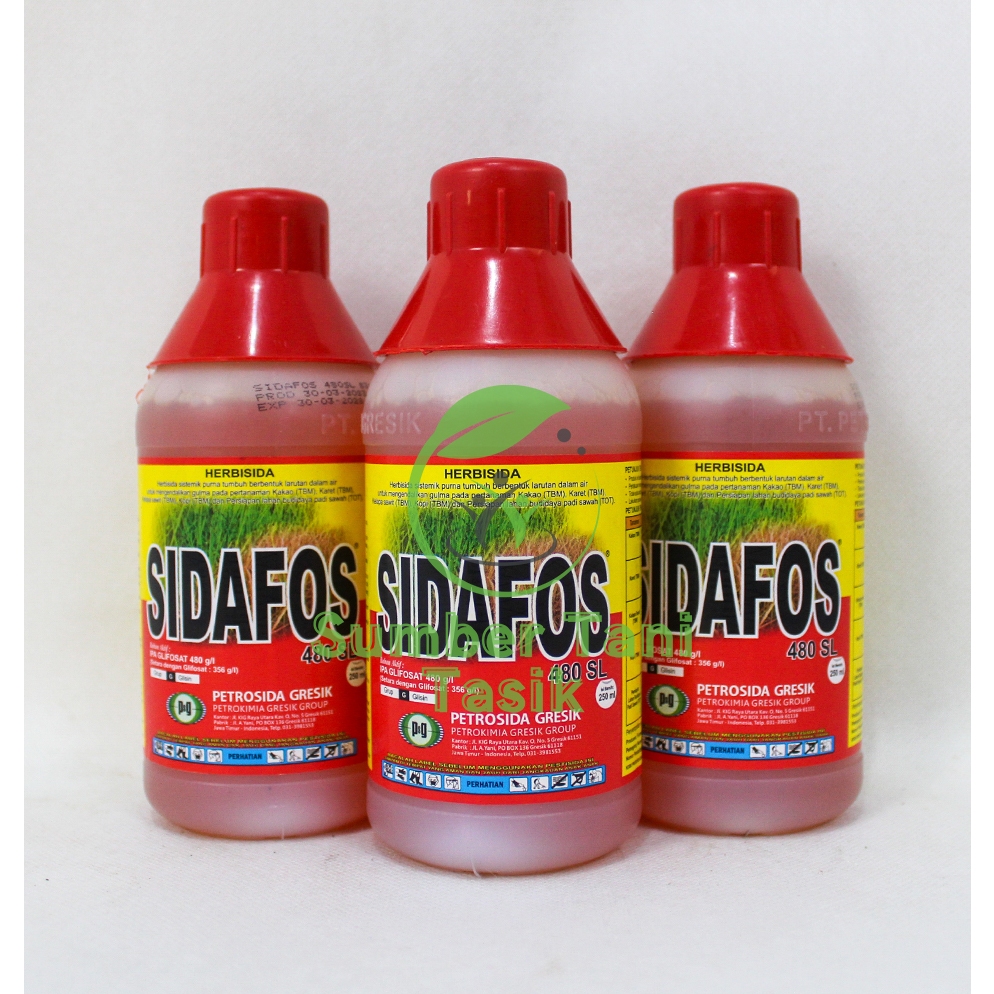 Jual HERBISIDA SIDAFOS 480SL 250 ML HERBISIDA SISITEMIK RACUN PEMBASMI ...
