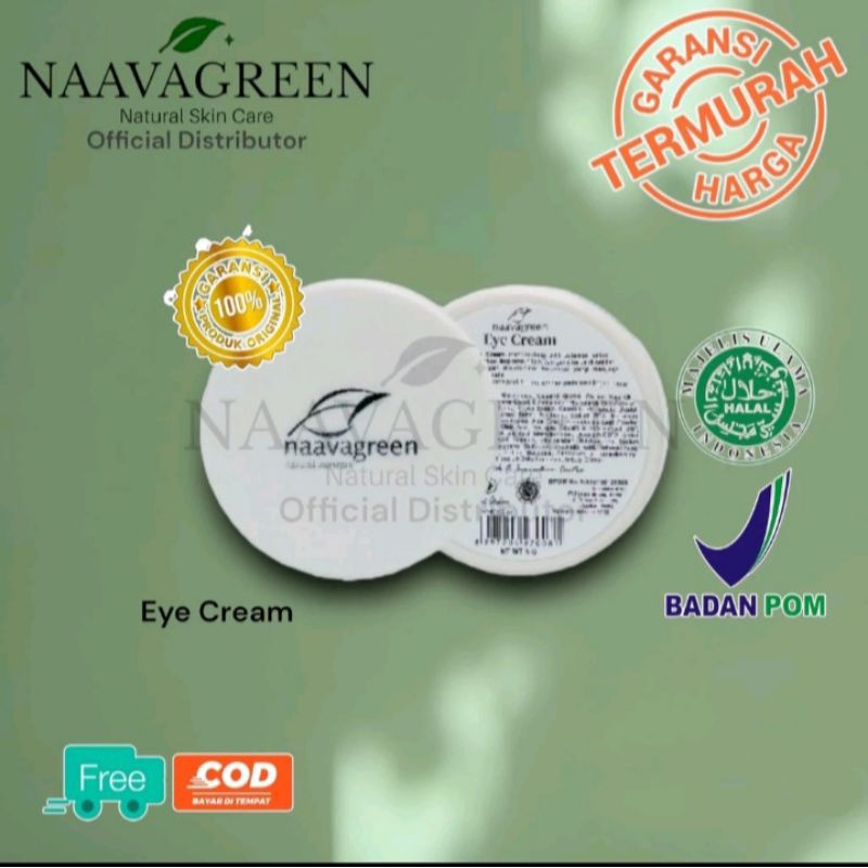 Jual NAAVAGREEN EYE KRIM 5g/Krim mata naava green | Shopee Indonesia