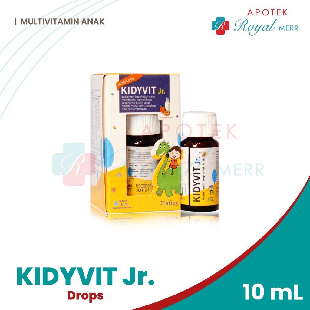 Jual KIDYVIT JR TETES 10ML Efektif Meningkatkan Daya Tahan Tubuh Pada ...