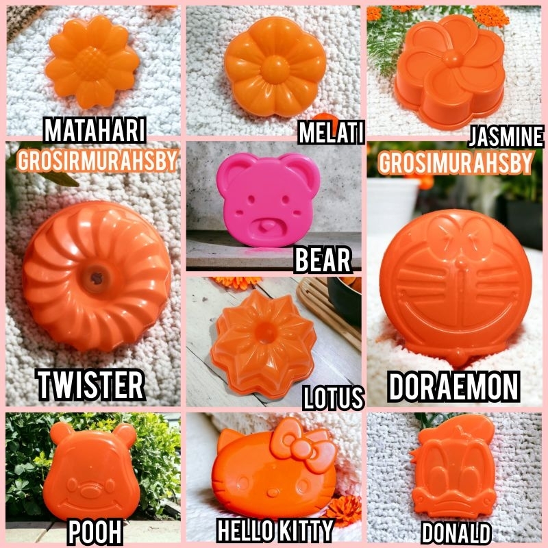Jual Cetakan puding / cetakan bento / cetakan nasi / cetakan jajan ...