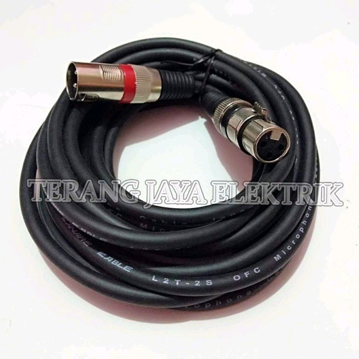 Jual JUAN - Kabel Mic/Microphone XLR Male to XLR Female 3 Pin Full ...