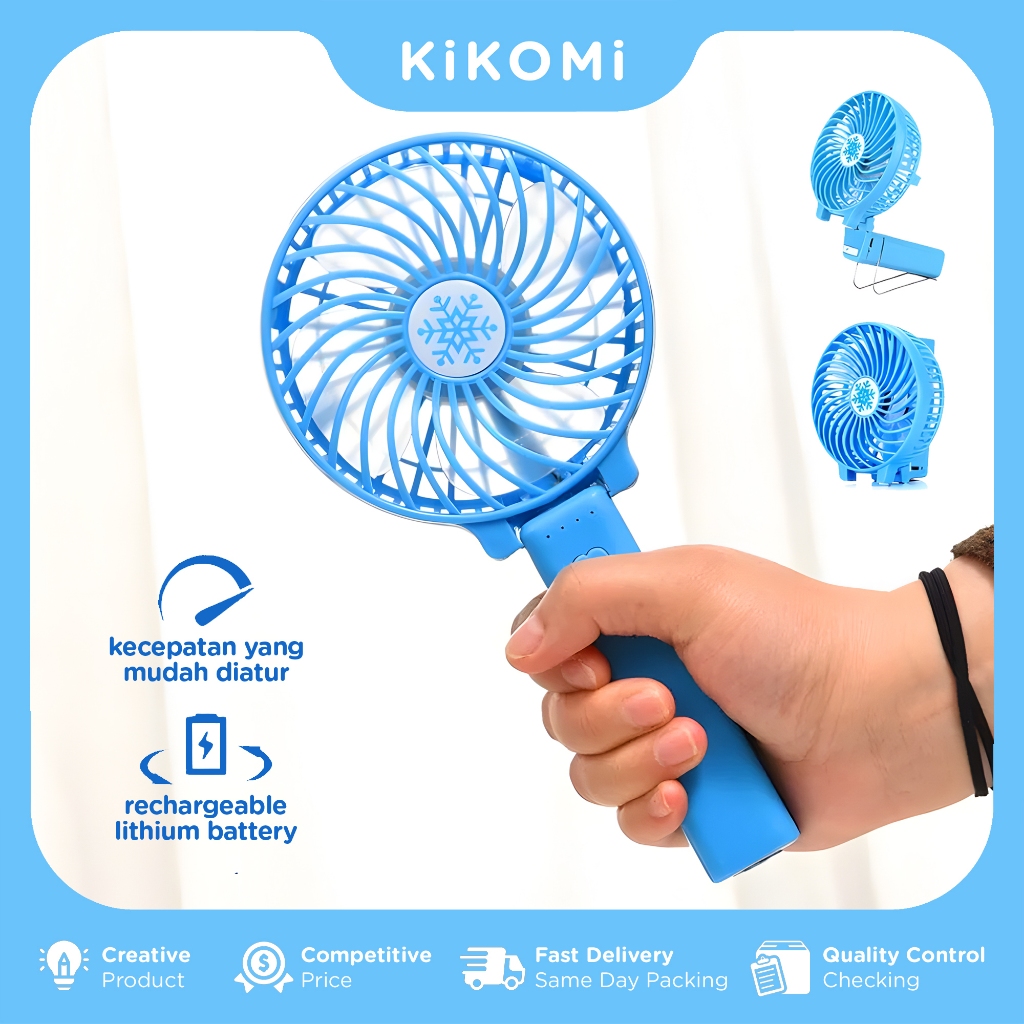Jual Kipas Angin Tangan Genggam Portable - Handy Mini Fan | Shopee ...