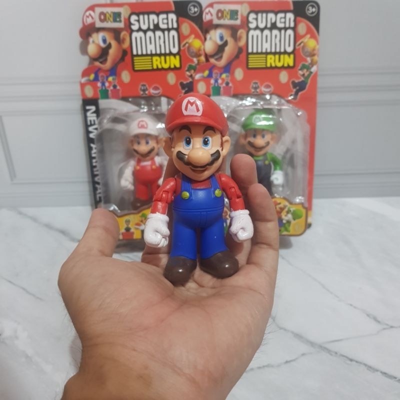 Jual Action Figure Super Mario Bros - Mainan Diecast Miniatur Action ...