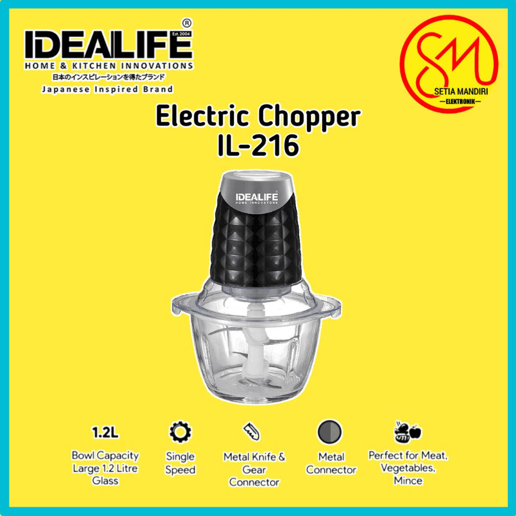 Jual IDEALIFE - Electric Chopper - Penggiling Listrik (IL-216/IL-216A ...