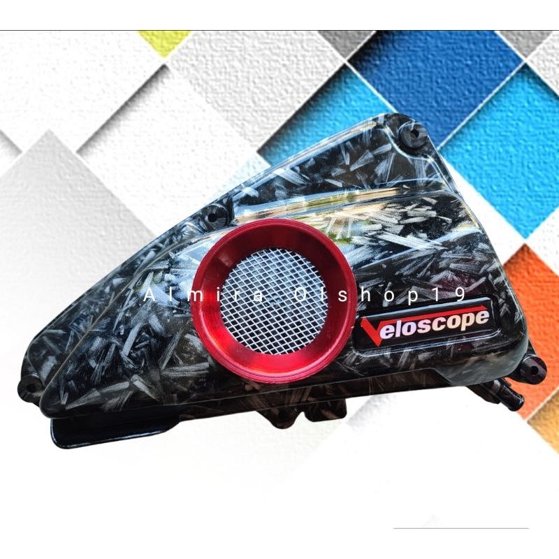 Jual Veloscope Carbon Celup Forged Tutup Filter Motor Genio, Scoopy ...