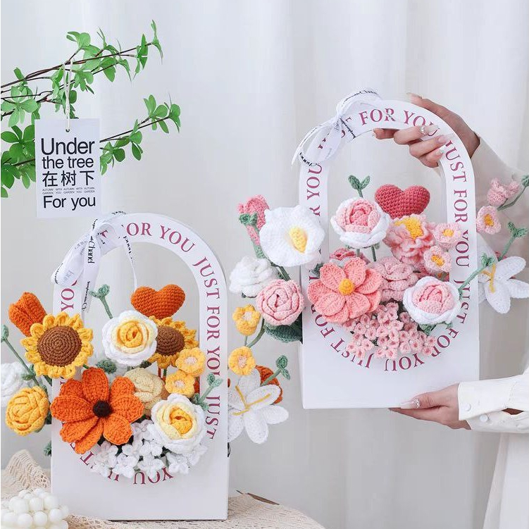 Jual B10【Ukuran Besar】Kotak Just For you | Kotak Bunga | Kotak Tenteng ...