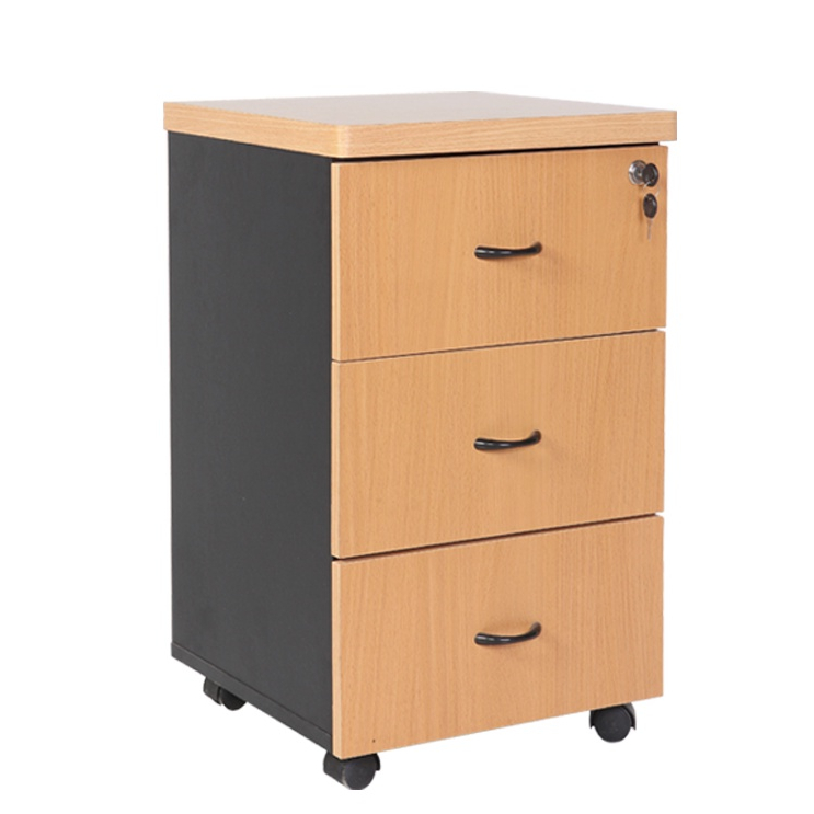 Jual RF Meja Kantor 3 Laci Roda Lunar LMD 03 | Shopee Indonesia