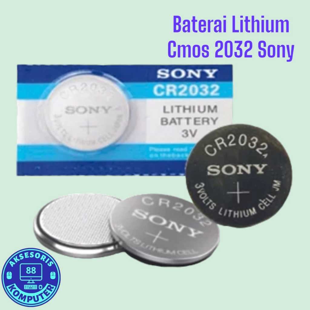 Jual Baterai cmos / battery Cmos CR 2032 sony batere timbangan / scale ...