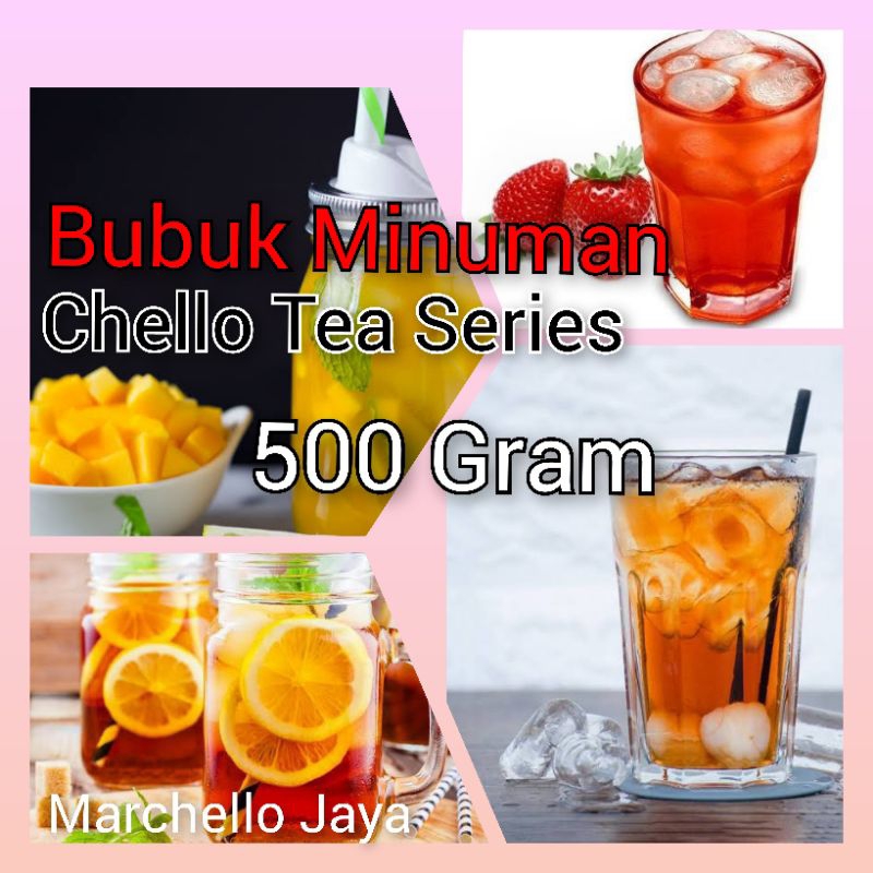 Jual Serbuk Minuman Tea Kekinian isi 500 Gram / Bubuk lemon , leci ...